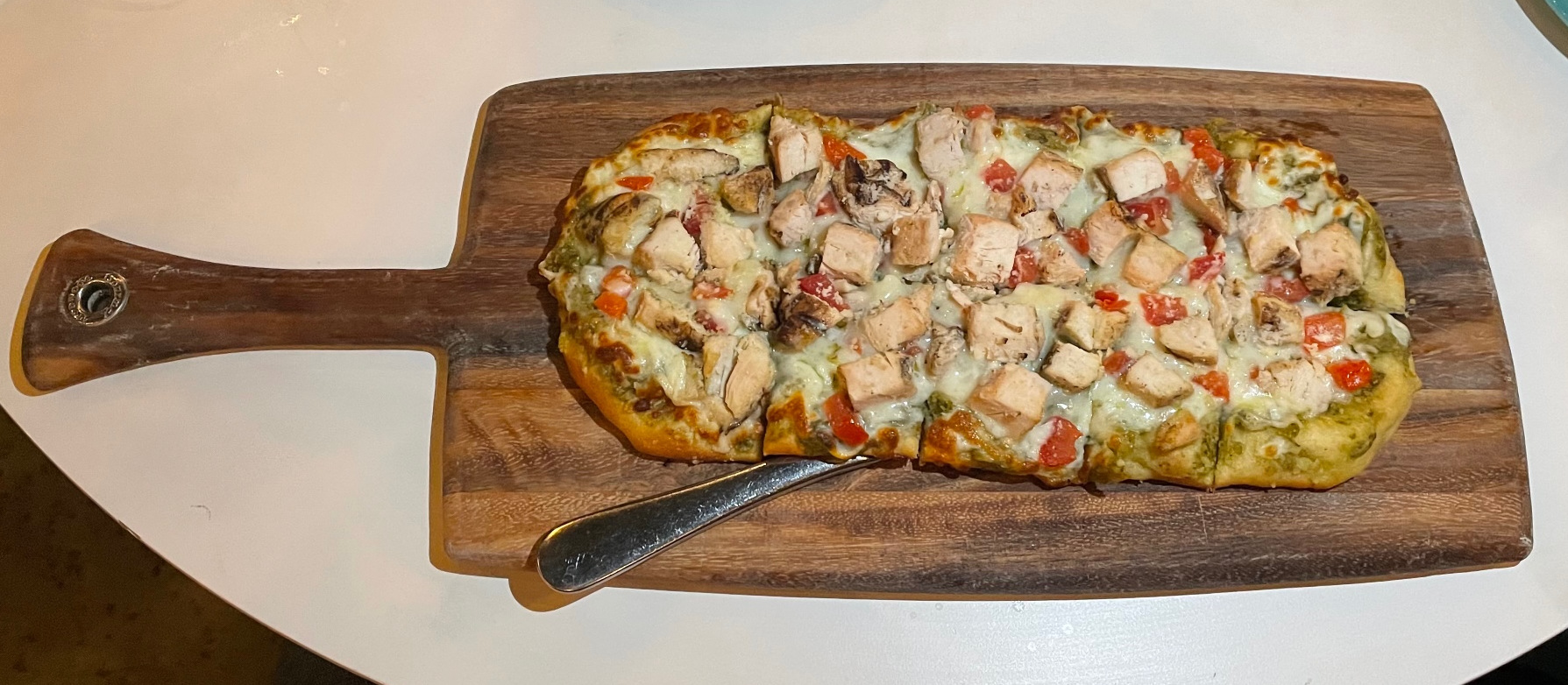 The Indy Endorsement: The Grilled Chicken Flatbread at V Wine Lounge ...