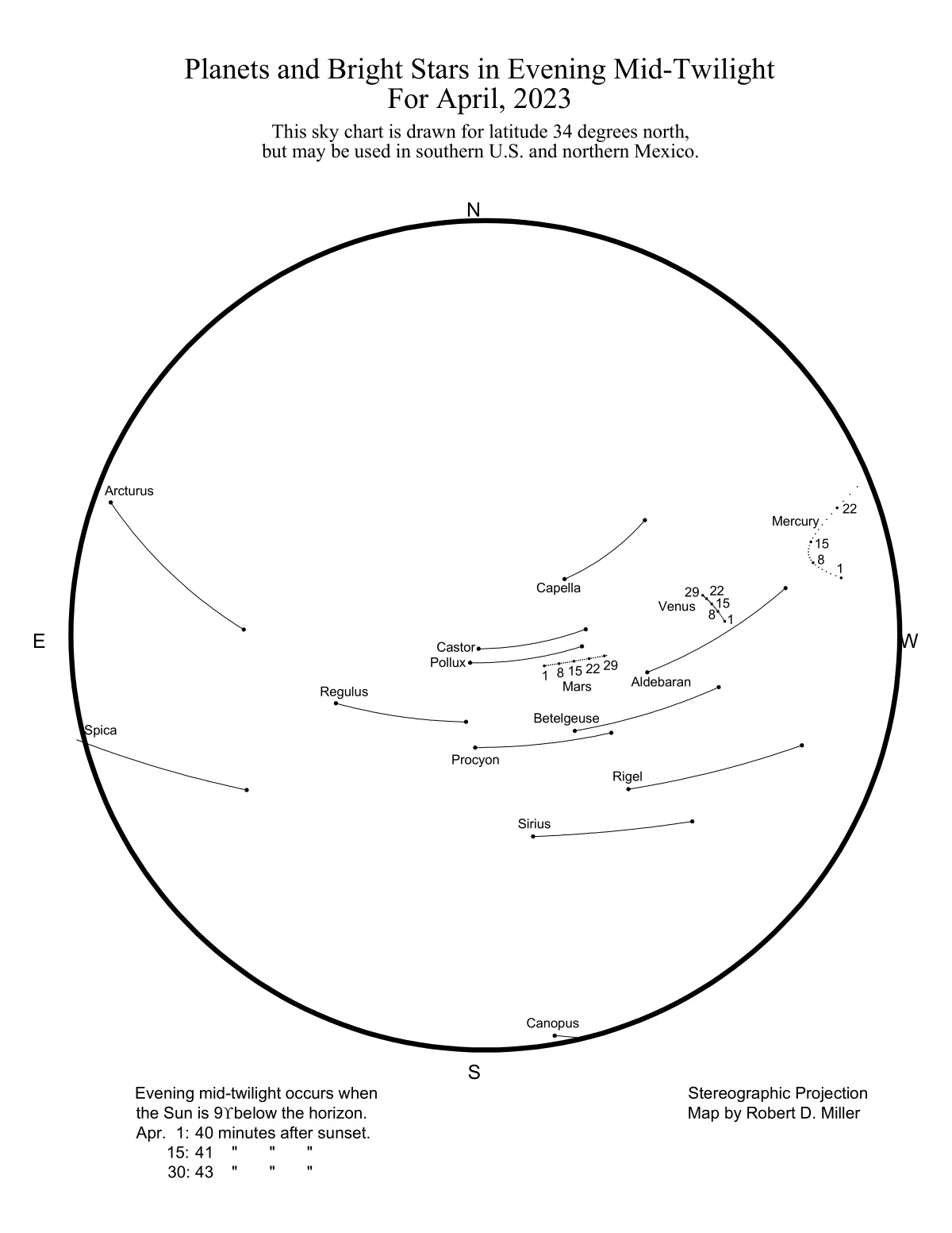 April Astronomy: Bright Stars, Brilliant Venus and Fading Mars Are This ...