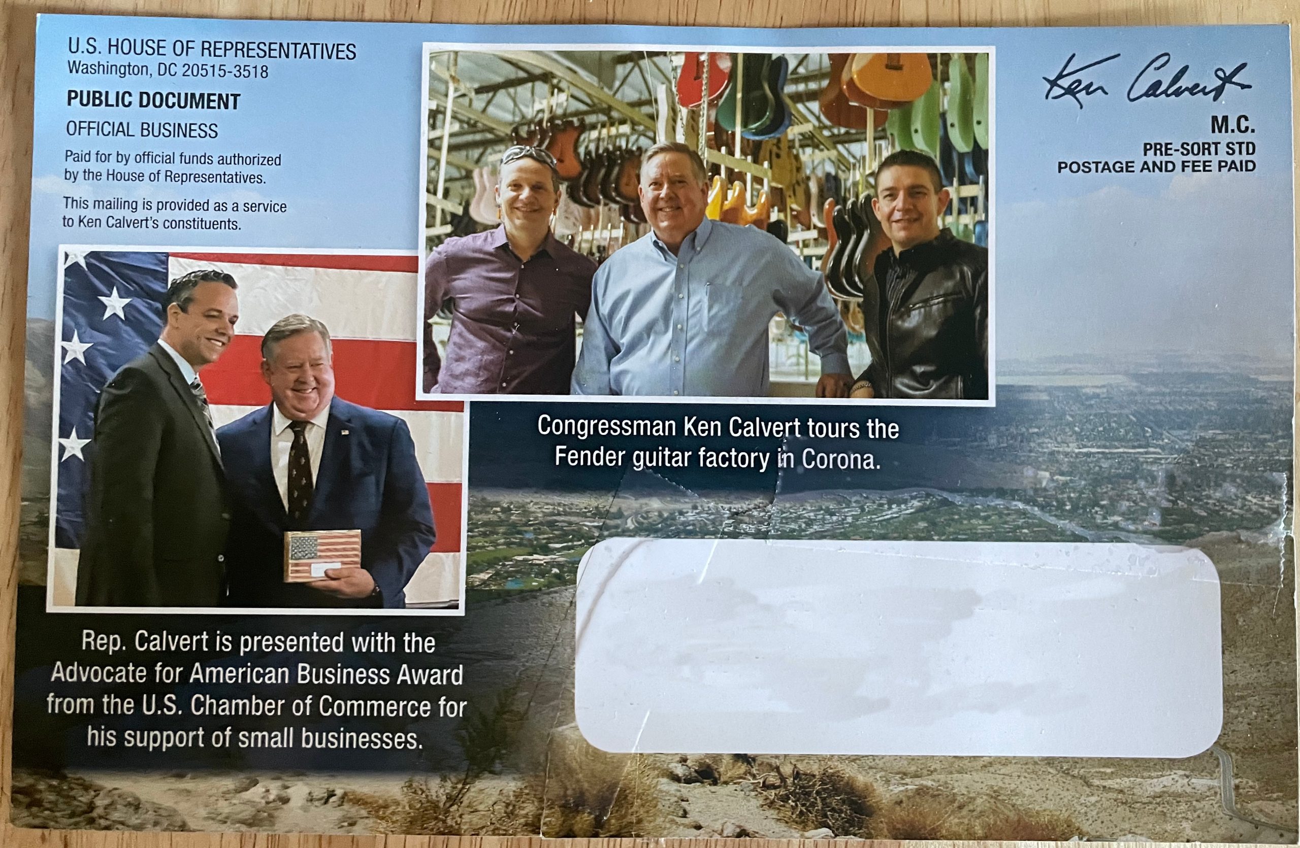 Legal but Unethical: Rep. Ken Calvert Has a History of Sending Taxpayer ...